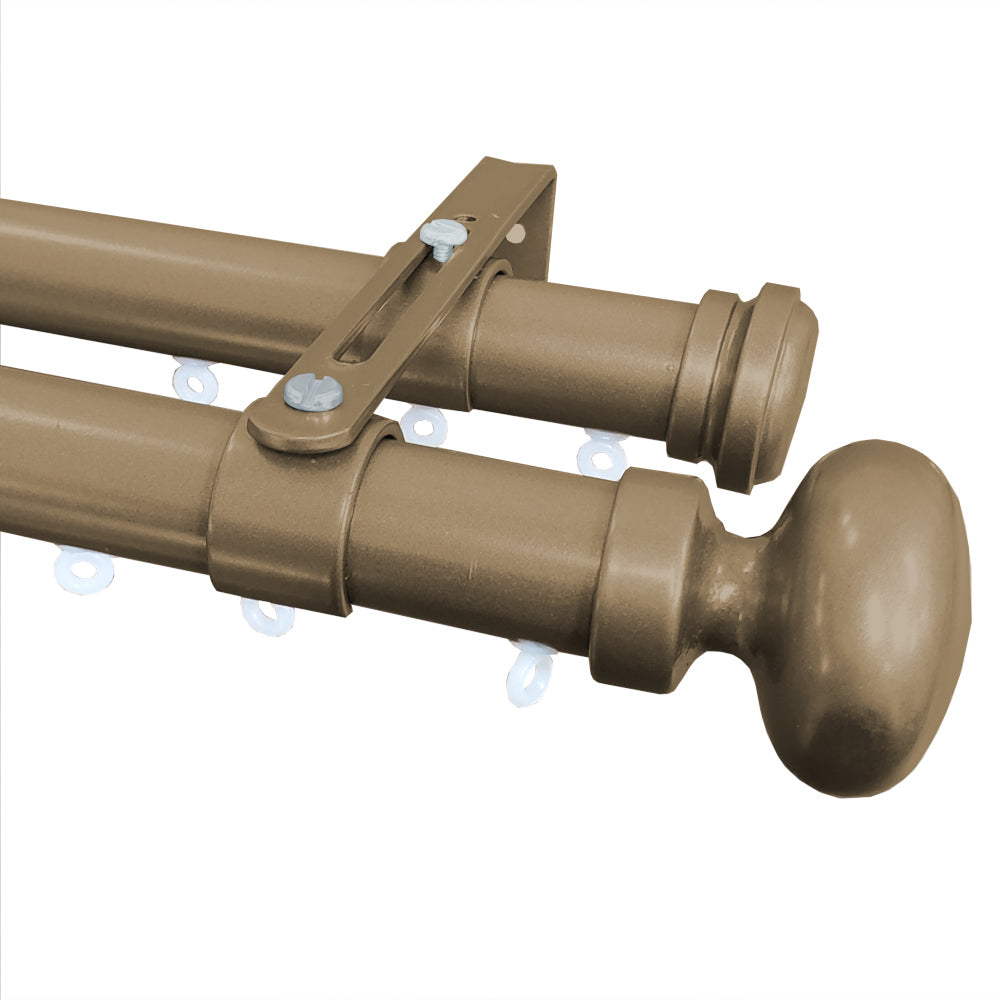 Double Curtain Track Sets – Curtain Rod Connection