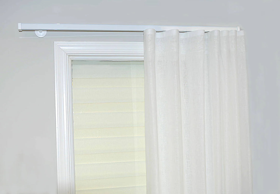 Wave Fold Panels – Curtain Rod Connection
