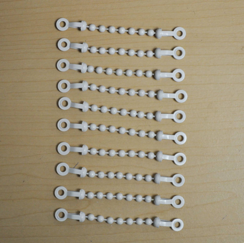 Wavefold with Connecting Chains – Curtain Rod Connection