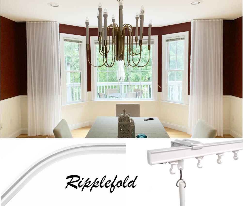 Mumbai 2 Ripplefold Panel – Curtain Rod Connection